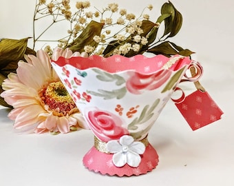 High Tea Paper Tea Cups, Tea Party Favors, Alice in Wonderland Tea ...