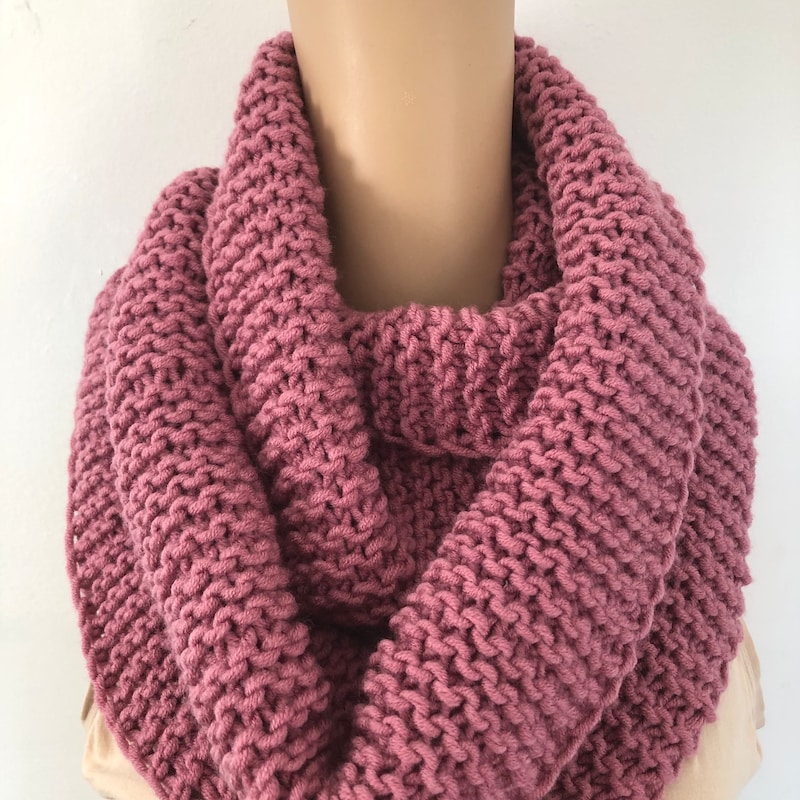 Knit Infinity Scarf - Etsy