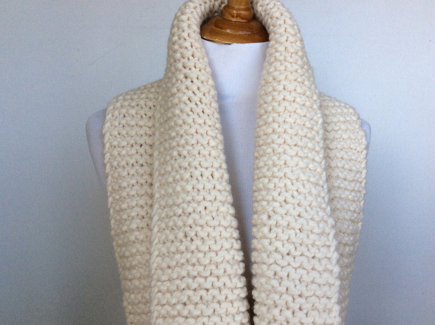 Infinity Scarf, Super Chunky Scarf in Fisherman Color or SELECT COLOR ...