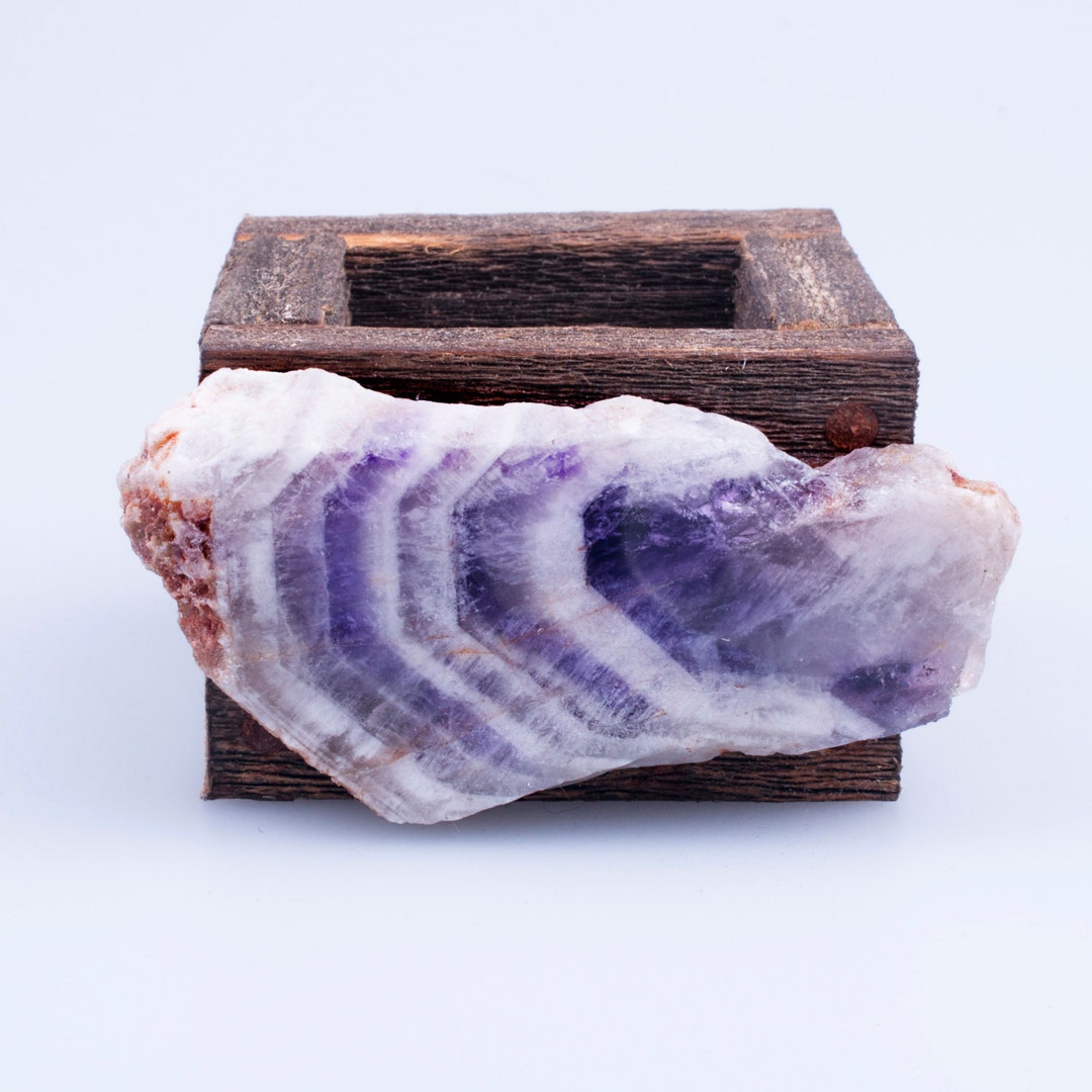 Madagascar Amethyst Rustic Box - Etsy