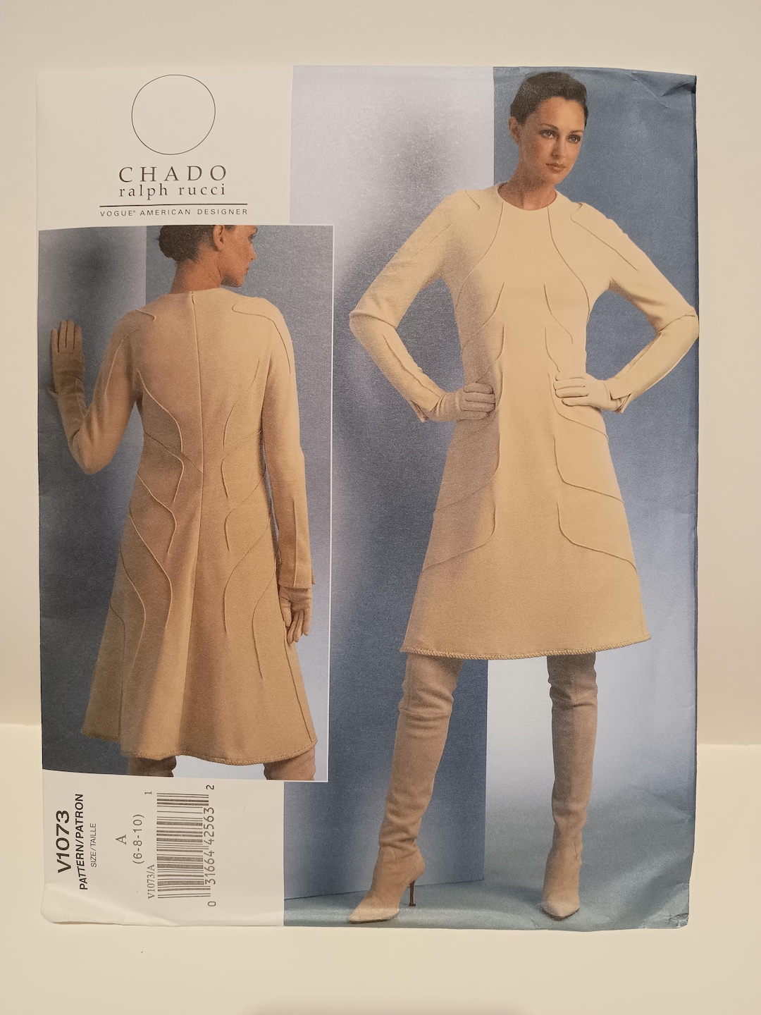 CHADO Ralph Rucci 2007 VOGUE PATTERNS Sewing Pattern 1073 Size 6 8 10 ...