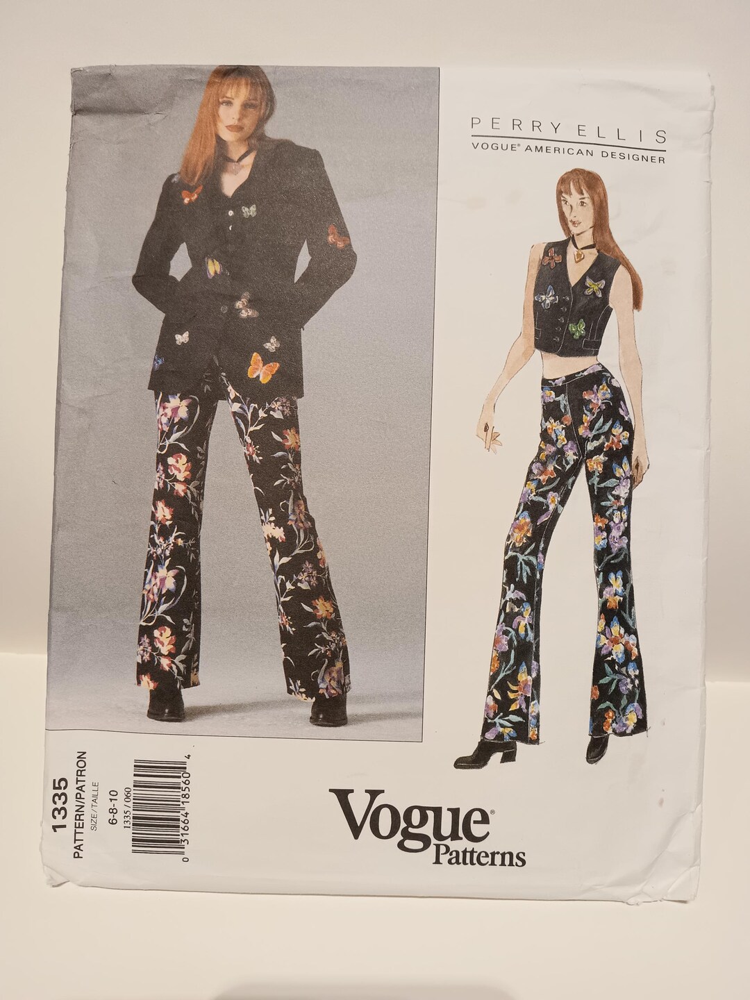 Marc Jacobs for Perry Ellis 1993 VOGUE PATTERNS Sewing Pattern 1335 ...