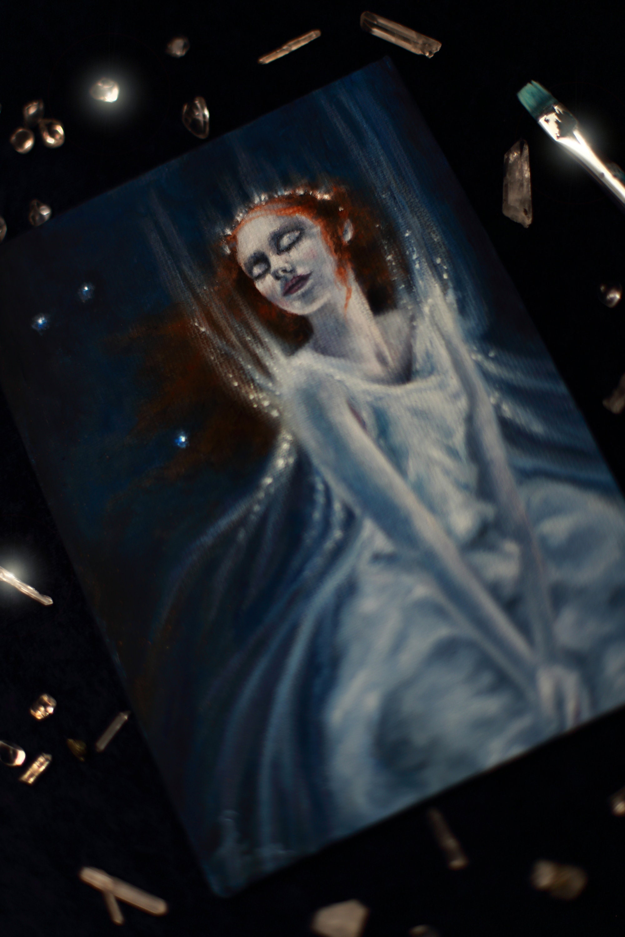 Fairy Painting for Altar and Shrine Fairy Art for Pagan Home Decor ...