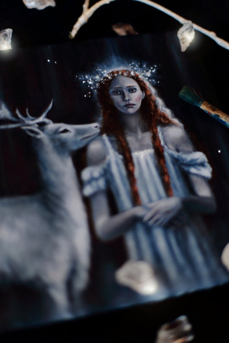 Altar Painting for Shrines and Devotion Fairy Craft for Ritual Magick ...