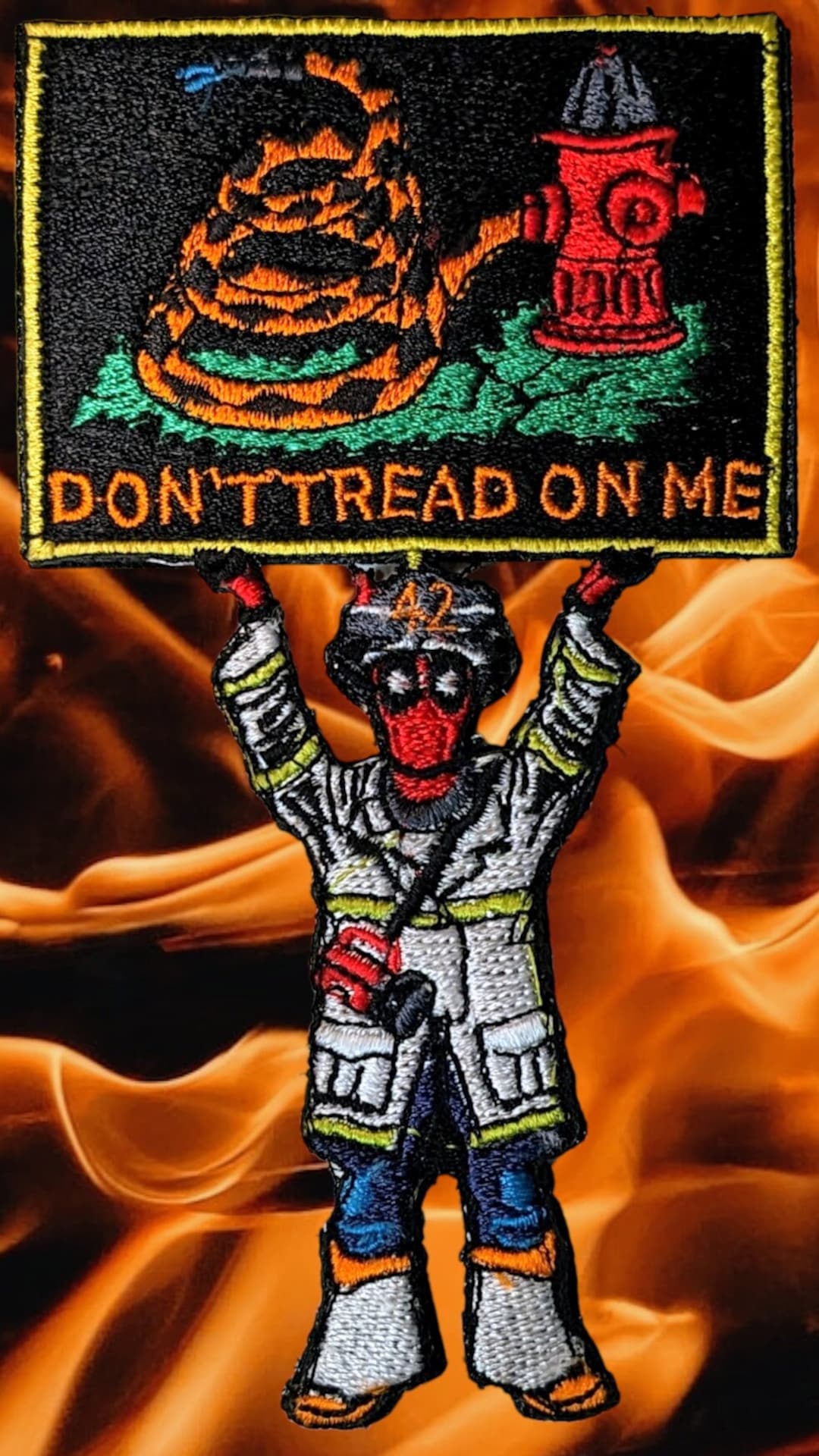 Get Your Hands on the Ultimate Deadpool Firefighter Morale Patch ...
