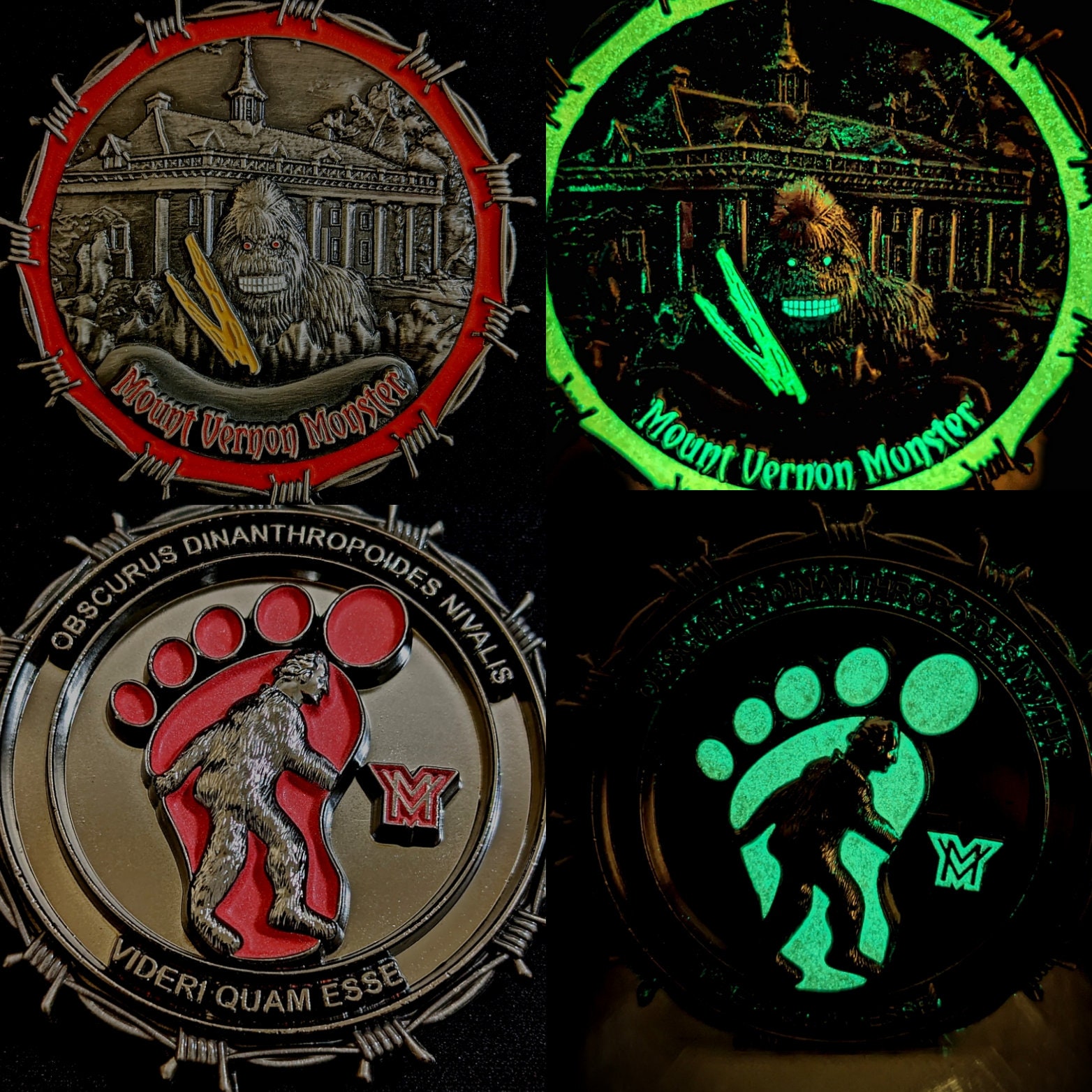Mount Vernon Monster Bigfoot Challenge Coin - Etsy