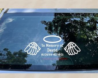 Rest in Peace Window Decal - Etsy