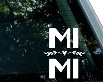 Mimi Water Bottle Sticker - Etsy