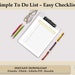 Checklist, Fillable Templates, to Do List Fillable, PDF Editable Bundle ...