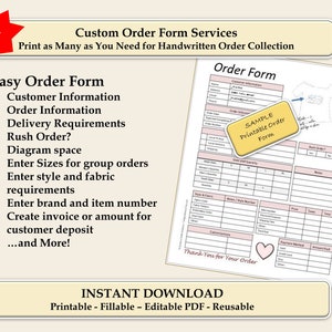 Fillable Business Forms, Fillable and Editable Form, Graphic Design ...
