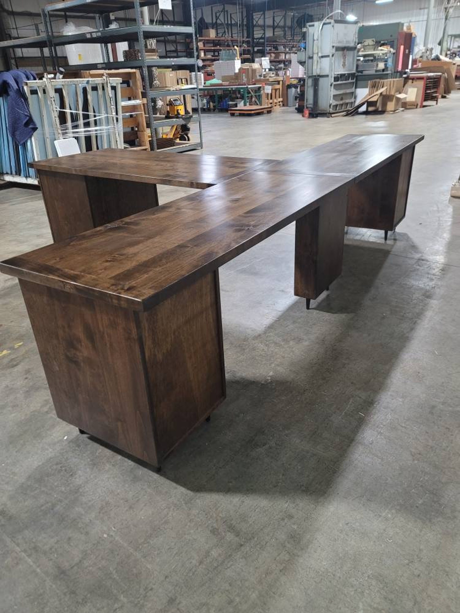 T-shaped Desk, Office Storage, Co-working Desk,2 Person, Double Desk ...