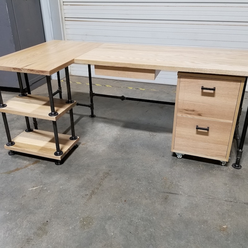 Steel Pipe Desk - Etsy