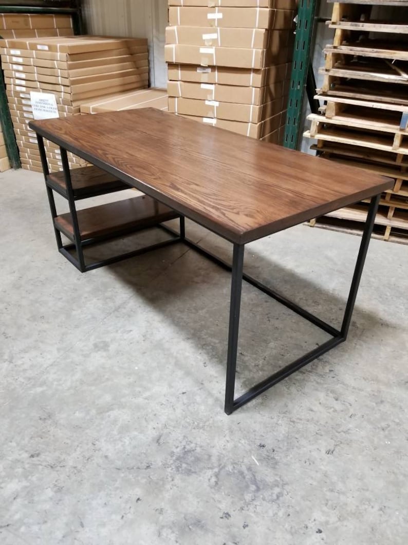 Welded Metal Industrial Desk FREE SHIPPING Loft Design - Etsy