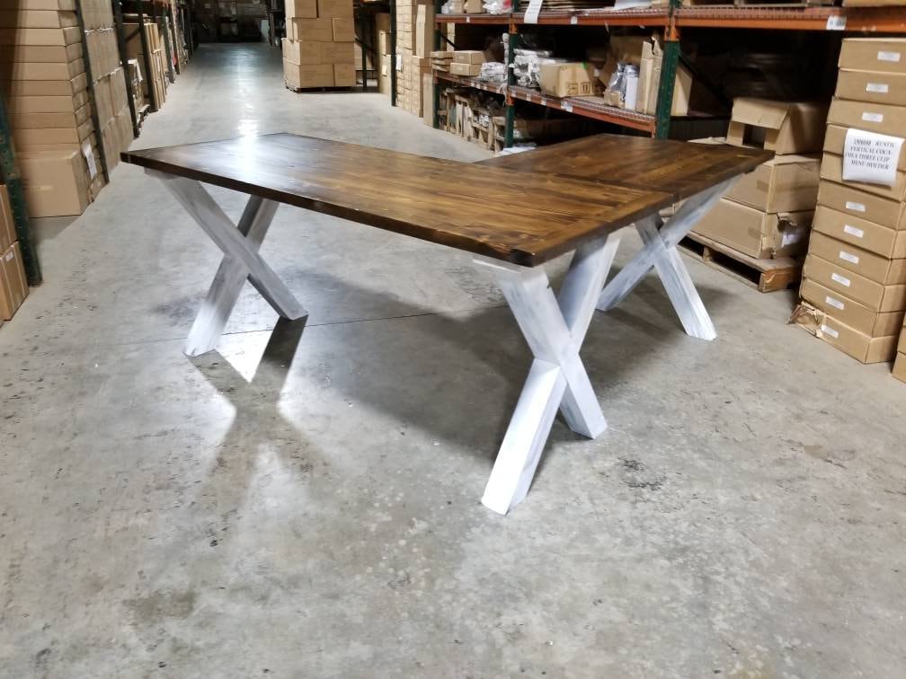 L-shaped Wood Corner Desk Both Sides Included FREE SHIPPING, Corner ...