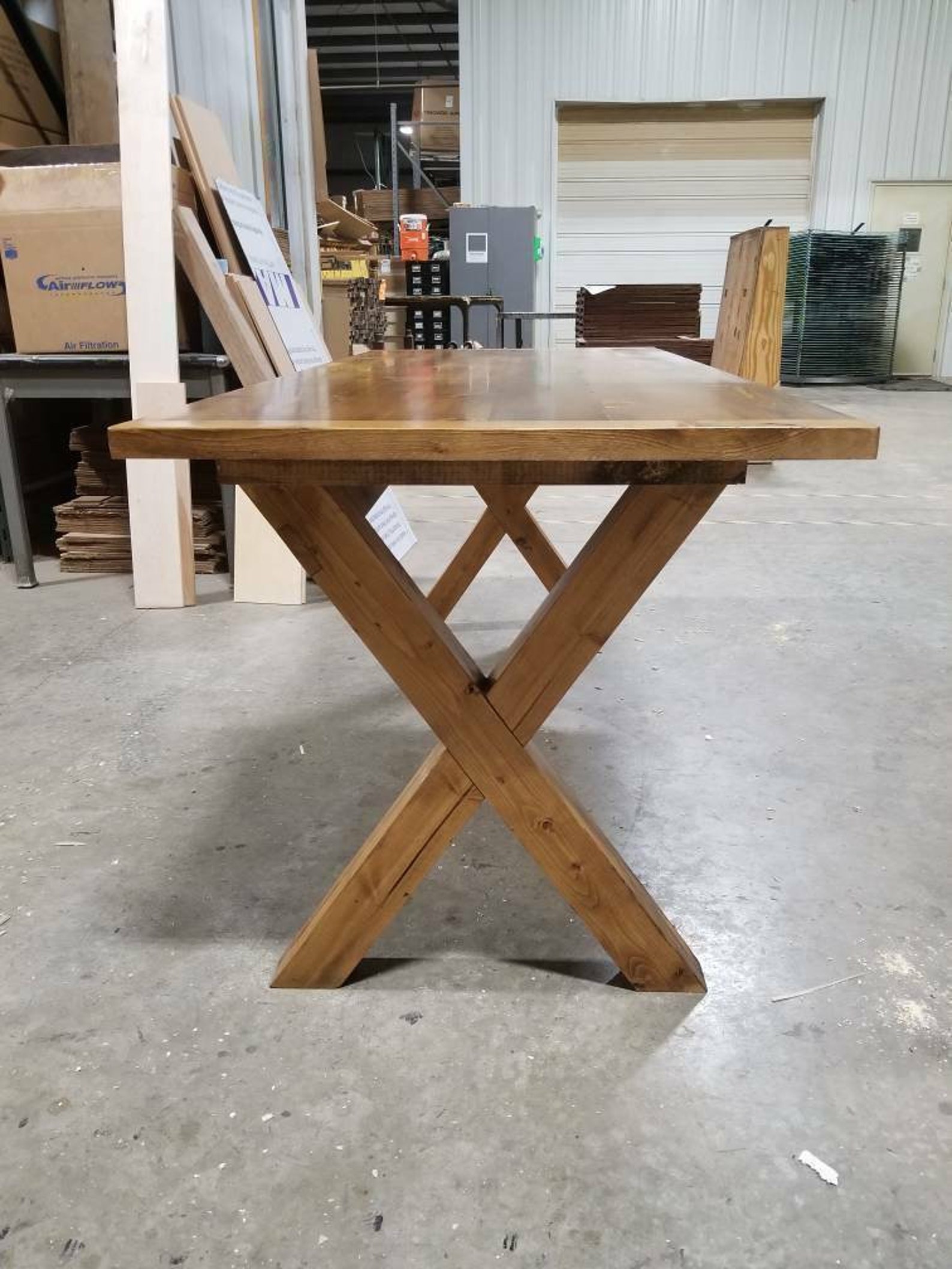 Industrial X Legs Desk | Etsy