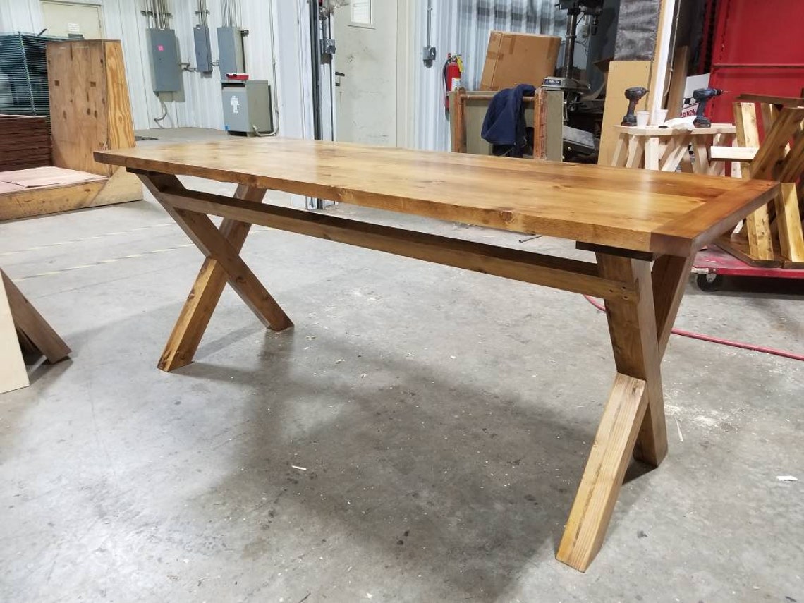 Industrial X Legs Desk | Etsy