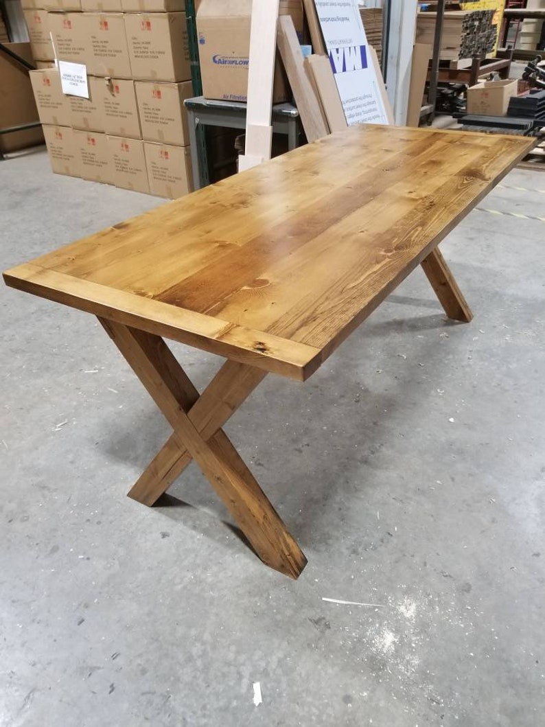 Industrial X Legs Desk | Etsy