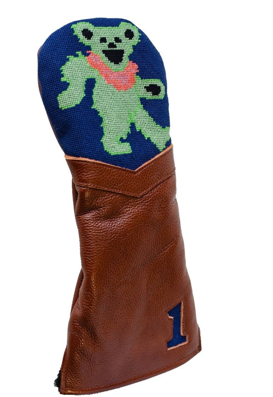 Happy Bear Needlepoint Driver Headcover - Etsy