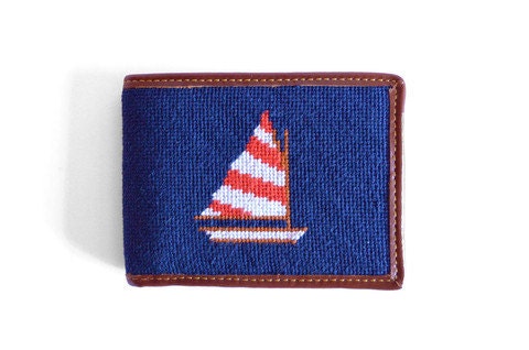 Sailboat Needlepoint Wallet - Etsy
