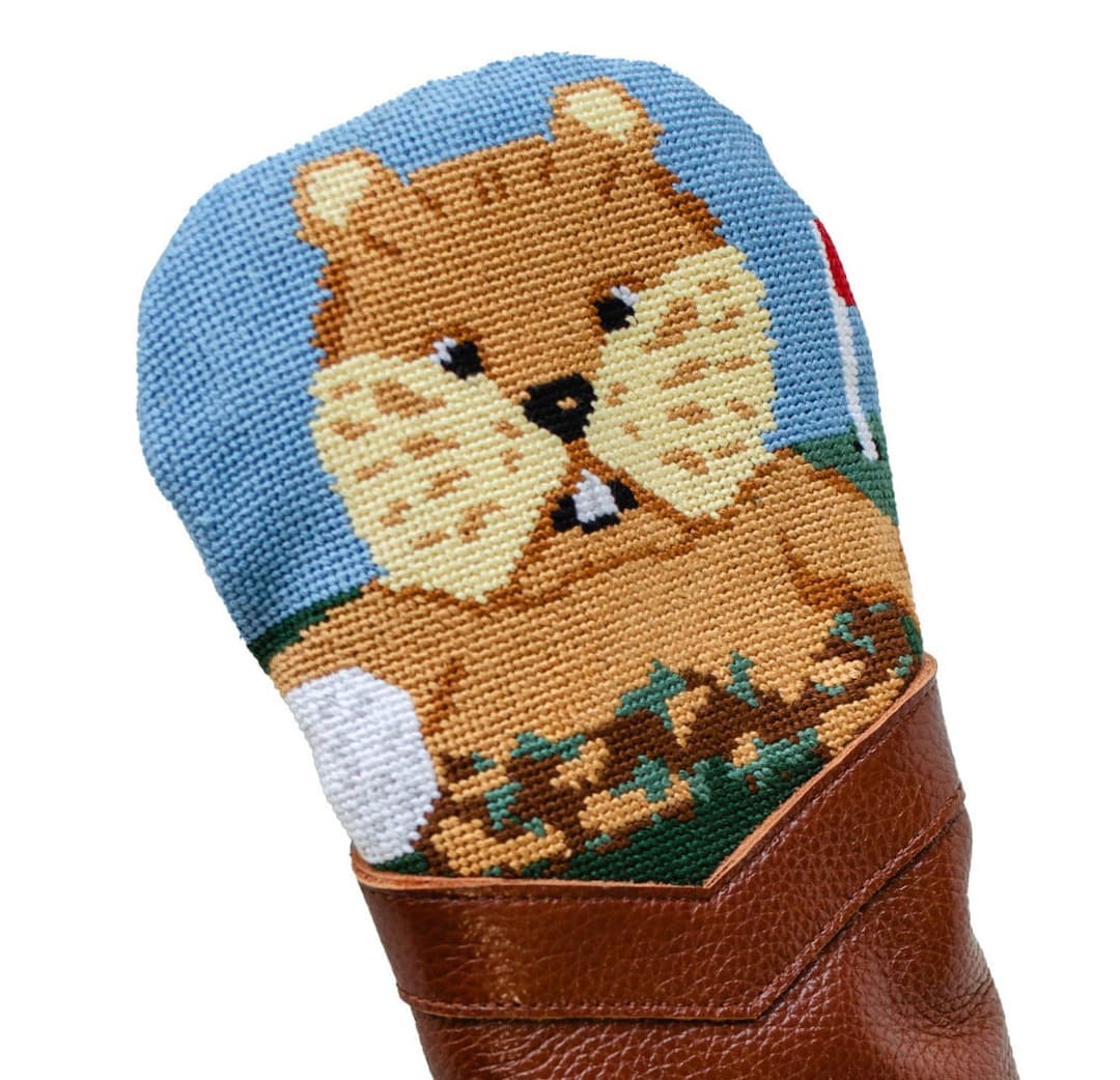 Gopher Golf Needlepoint Driver Headcover - Etsy