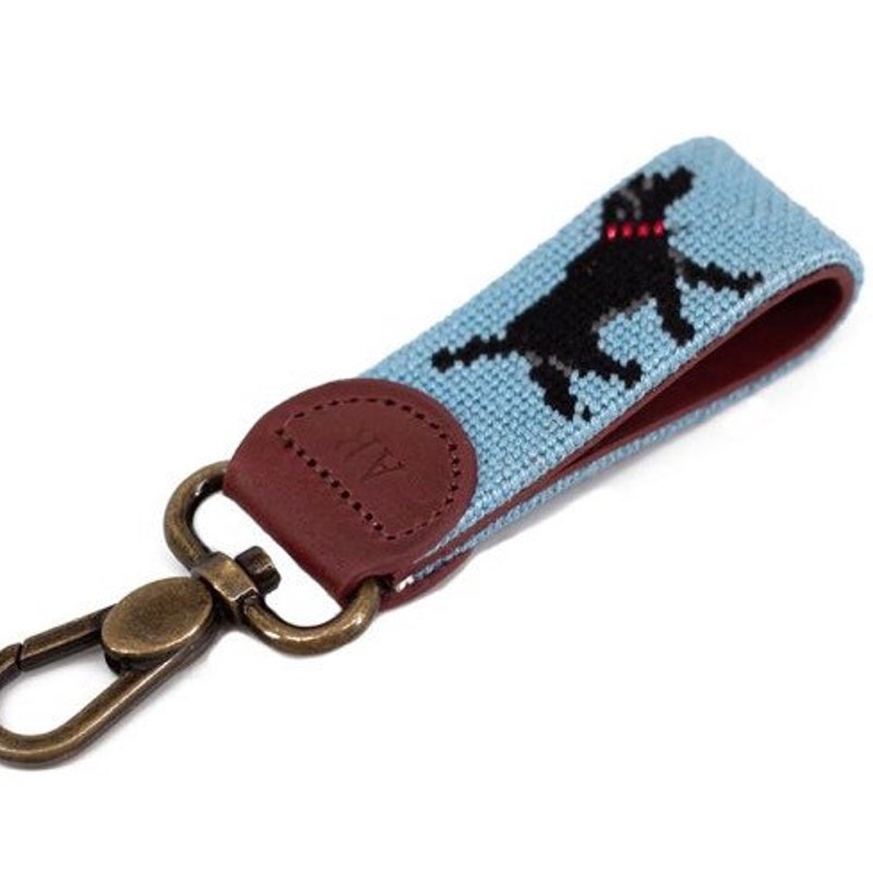 Dog Needlepoint Keyfob - Etsy Canada