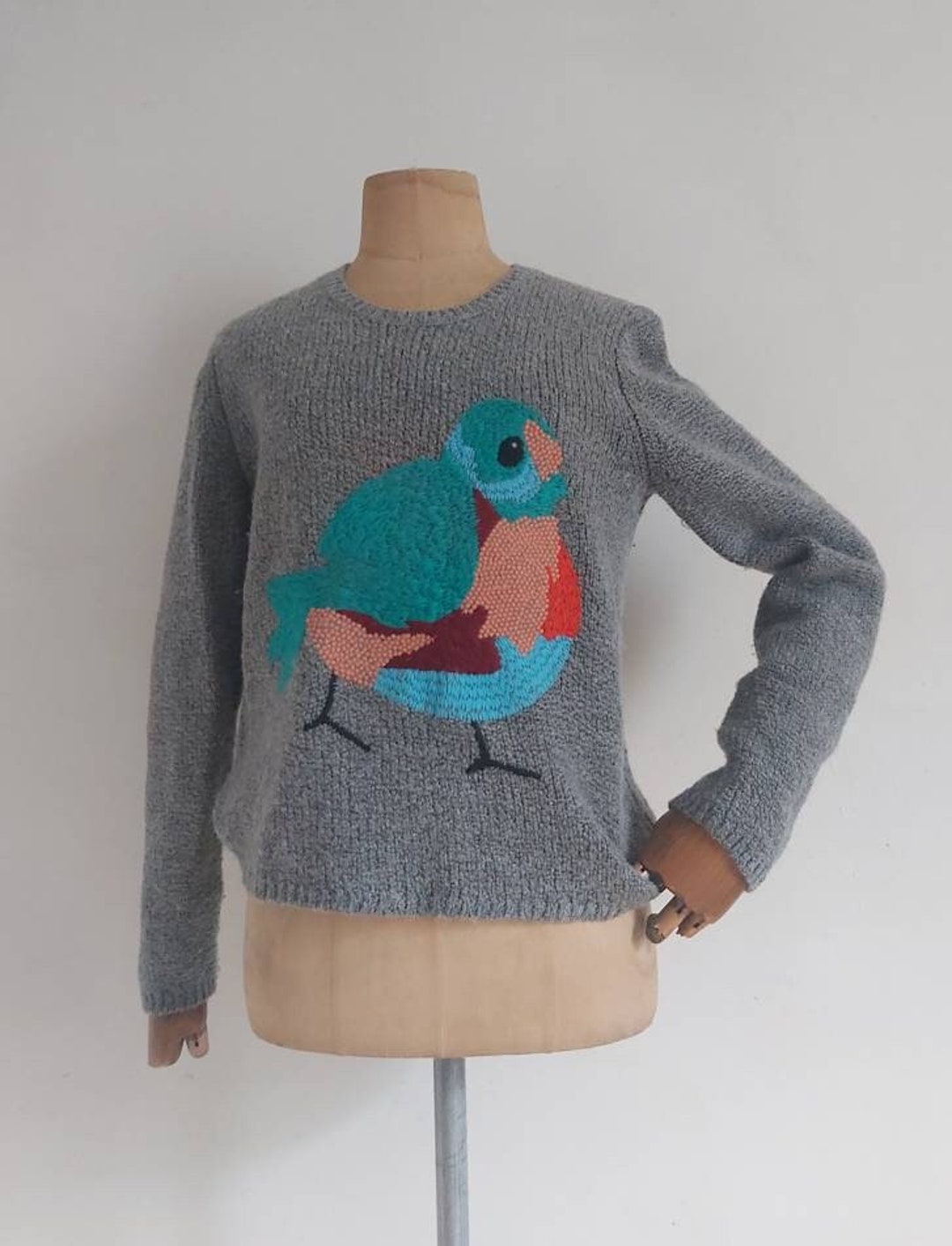 Vintage 00's Paul & Joe Robin Wool Knit Jumper - Etsy