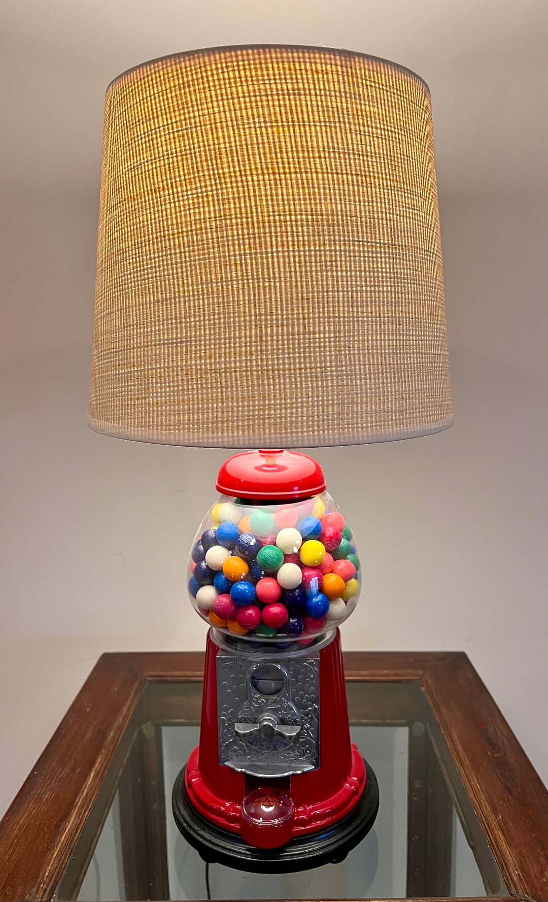 Vintage Gumball Lamp - Etsy