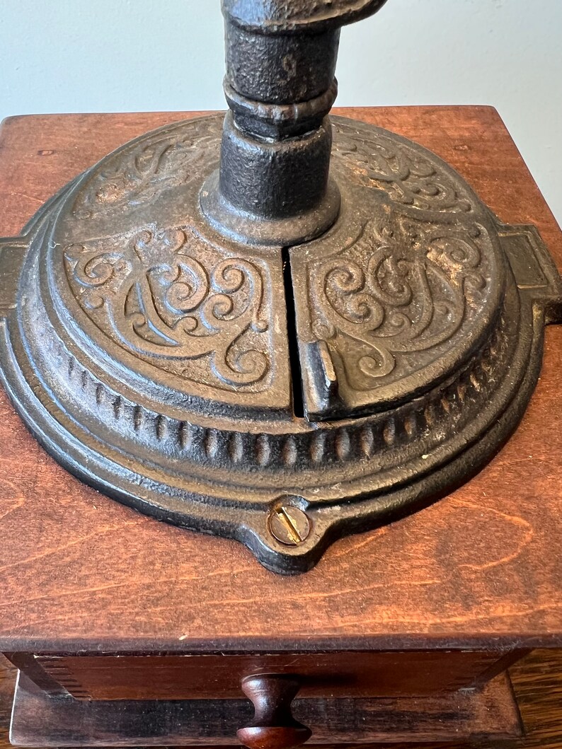 Antique Coffee Grinder Lamp - Etsy