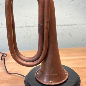 Vintage Bugle Lamp - Etsy