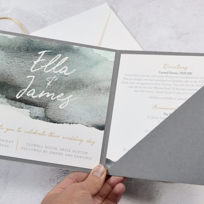 Pocketfold Invite - Etsy