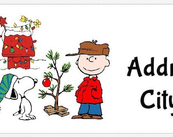 Snoopy Labels | Etsy