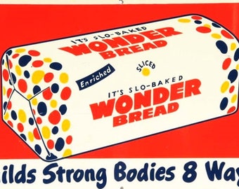 Wonder Bread Sign | Etsy