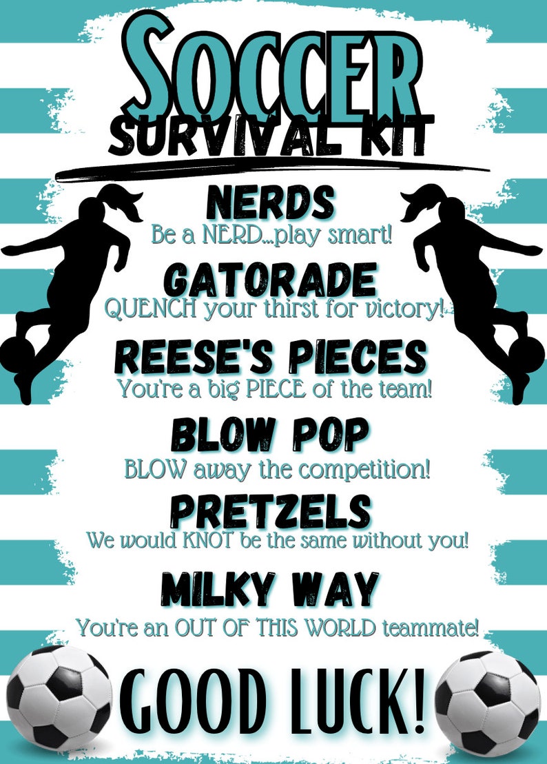 Soccer Survival Kit - Etsy