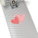 Double Heart Stickers - Etsy