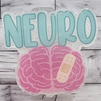 Brain Anatomy Retractable Badge Reel – Neuro Doctor, Nurse ID Holder - Etsy