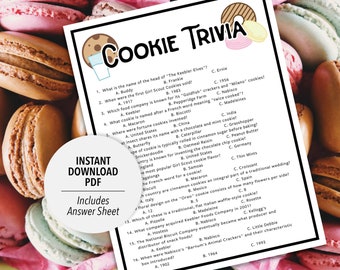 Food Trivia | Food Trivia Game | Printable Food Trivia | Printable ...