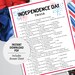 Independence Day Trivia | Fourth of July Trivia | Printable July 4th ...