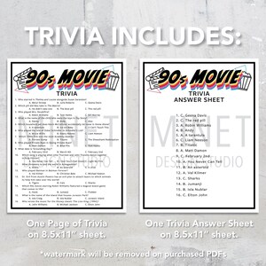 90s Trivia Bundle Trivia Bundle Decades Trivia Game - Etsy