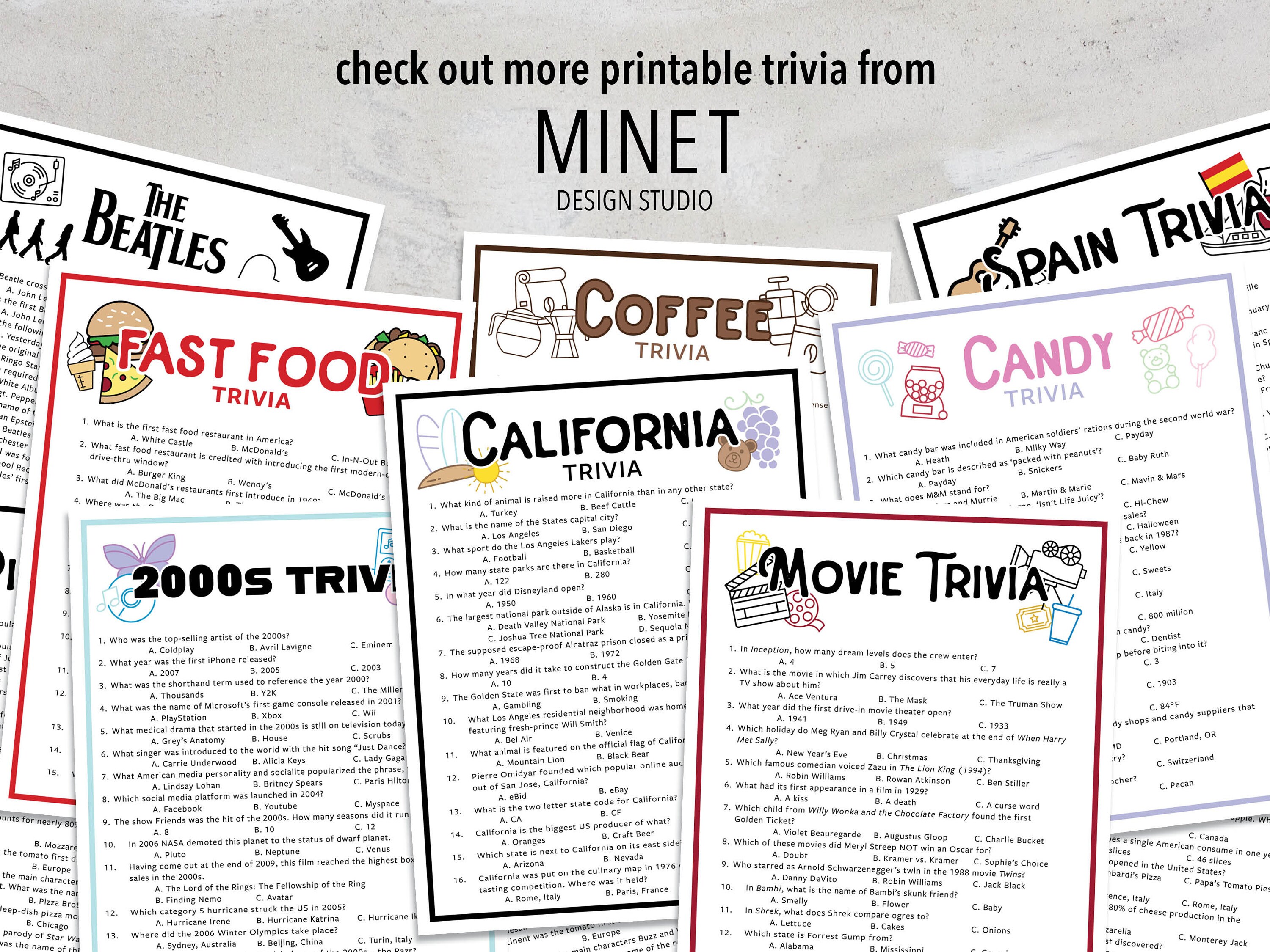Cheese Trivia Game | Cheese Quiz (printable PDF Download) - Etsy