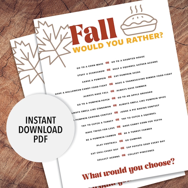 Would You Rather - Etsy