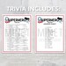 Superhero Trivia | Superhero Trivia Game | Printable Superhero Trivia ...