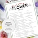 Flower Trivia Game | Flower Quiz (printable PDF Download) - Etsy
