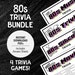 80s Trivia Bundle | Trivia Bundle | Decades Trivia Game | Printable ...