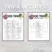 Food Trivia Game | Food Quiz (printable PDF Download) - Etsy