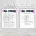 90s Trivia Bundle Trivia Bundle Decades Trivia Game Printable 1990s ...