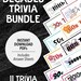 Decades Trivia Game Bundle | 1910s-2010s Trivia (printable PDF Download ...