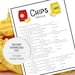Chips Trivia | Potato Chips Trivia Game | Printable Chips Trivia ...