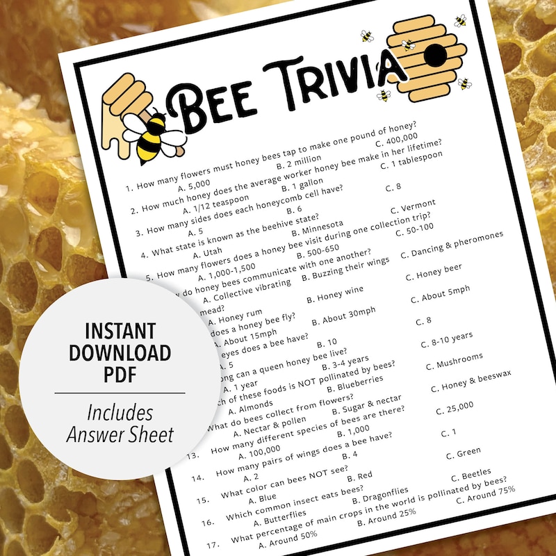 Honey Bee Printables - Etsy
