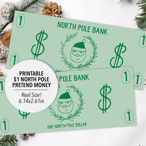 Christmas Play Money - Etsy