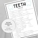 Teeth Trivia | Teeth Trivia Game | Printable Teeth Trivia | Printable ...